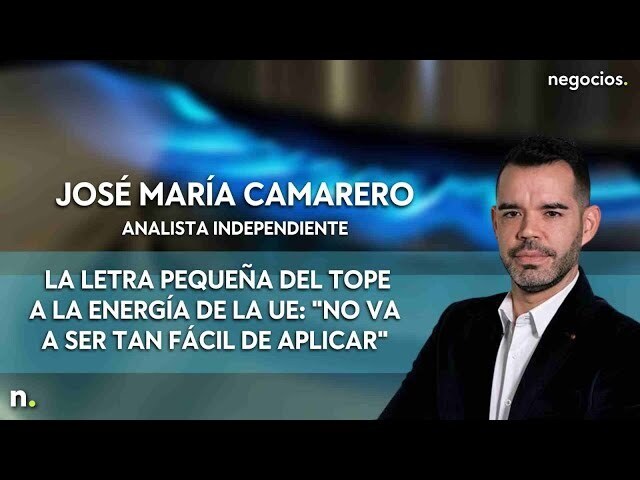 Camarero: La letra pequeña del tope a la energía de la UE: "No va a ser ...
