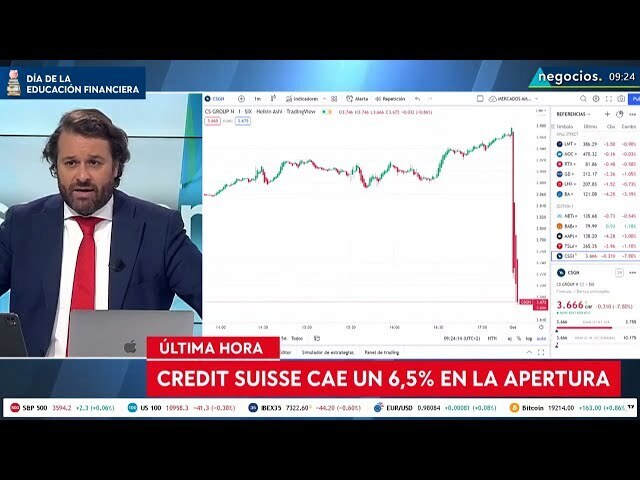 ÚLTIMA HORA | Temor en la banca: Credit Suisse se desploma hasta ...