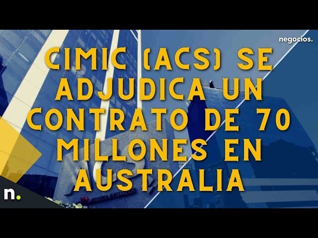 Cimic (ACS) se adjudica un contrato de 70 millones en Australia ...