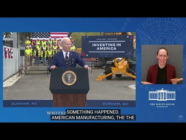 Biden: "América inventó los microchips para el programa espacial ...